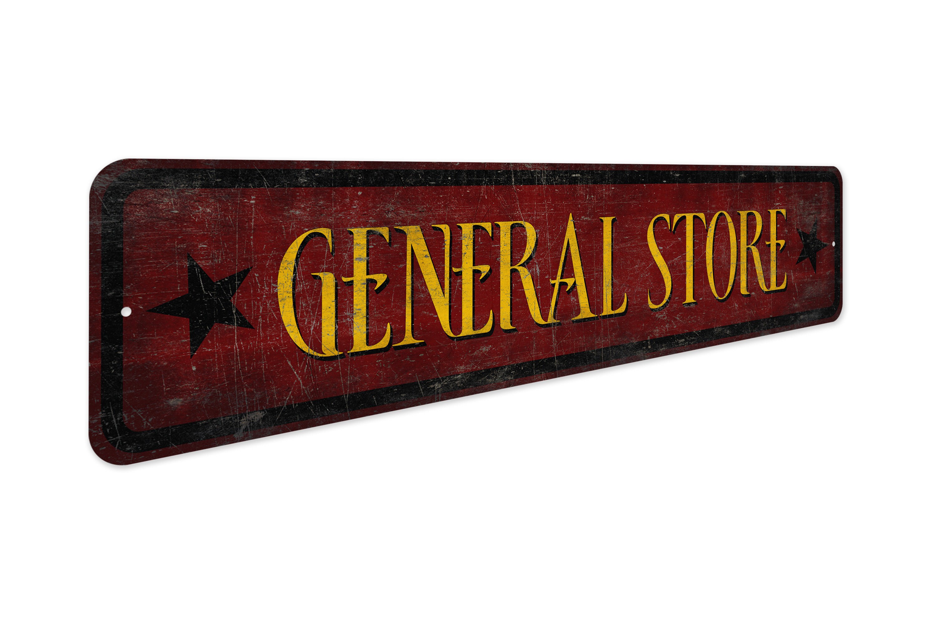 General Store Sign Groceries Start Sign Vintage Style Sign | Etsy