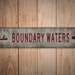 Boundary Waters Arrow Sign - Boundary Waters Sign - Custom Directional ...