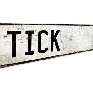 Tick - Tick Sign - Tick Decor - Tick Lover Gift - Custom Street Sign ...