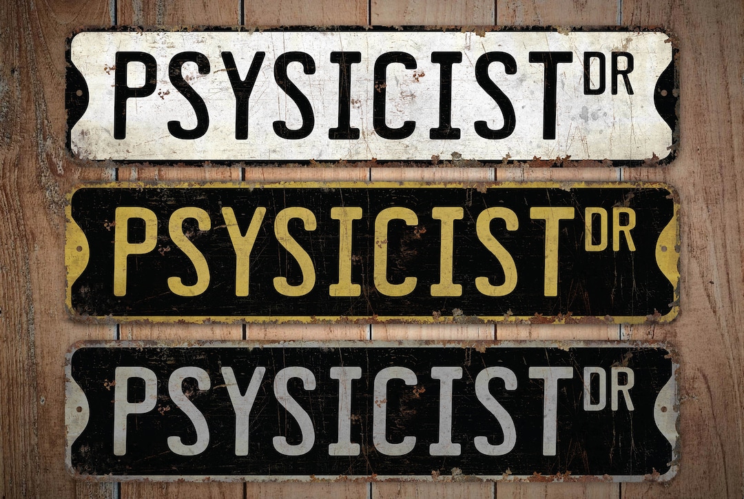 Physicist Physicist Sign Physicist Decor Vintage Style Sign Custom ...