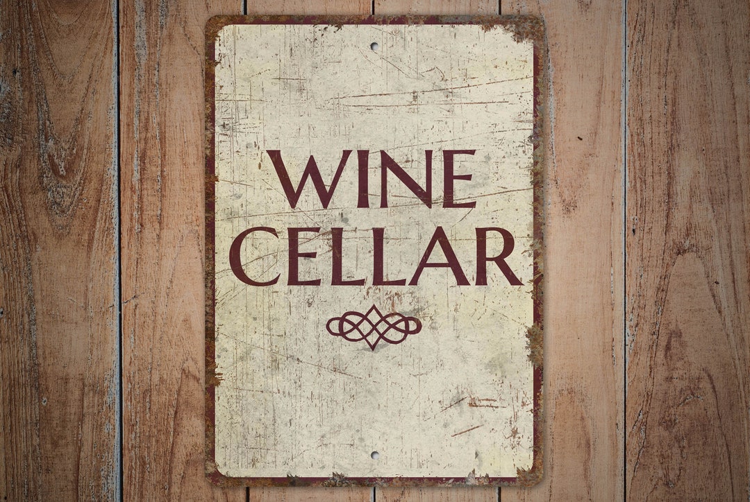 Wine Cellar Sign - Wine Cellar Decor - Wine Cold Cellar Sign - Beer ...