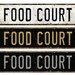 Food Court - Food Court Sign - Food Court Decor - Custom Food Court ...