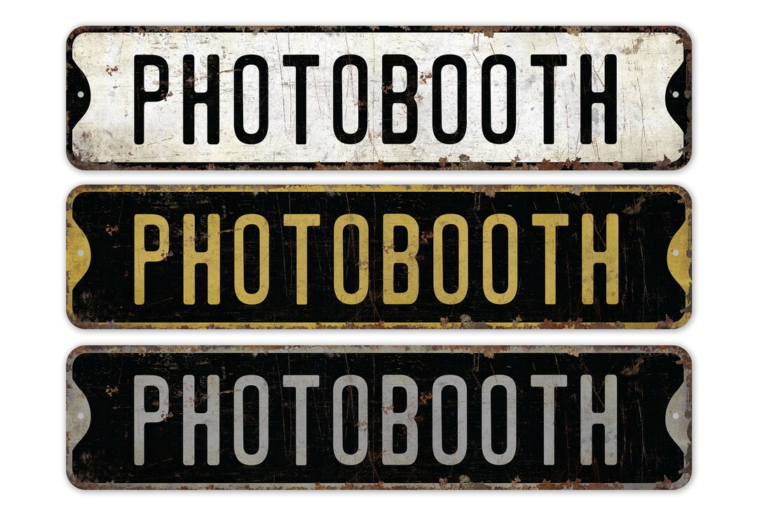 Photobooth - Photobooth Sign - Vintage Style Sign - Photobooth Decor ...