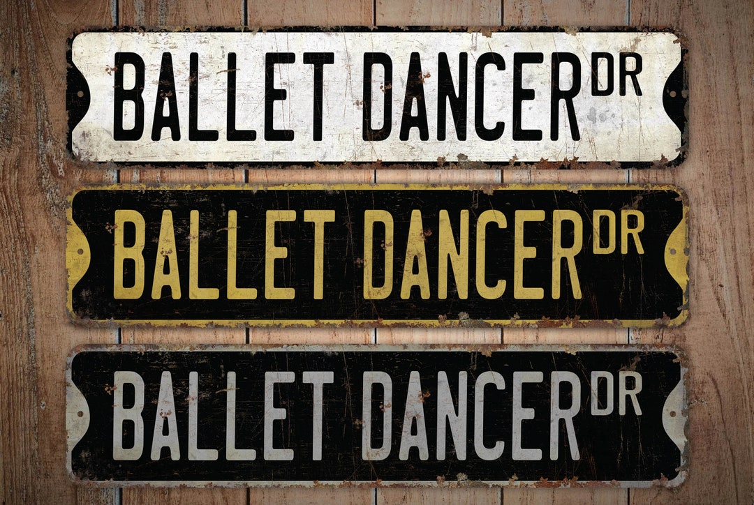 Ballet Dancer - Ballet Dancer Sign - Ballet Dancer Decor - Vintage ...
