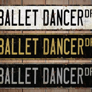 Ballet Dancer - Ballet Dancer Sign - Ballet Dancer Decor - Vintage ...