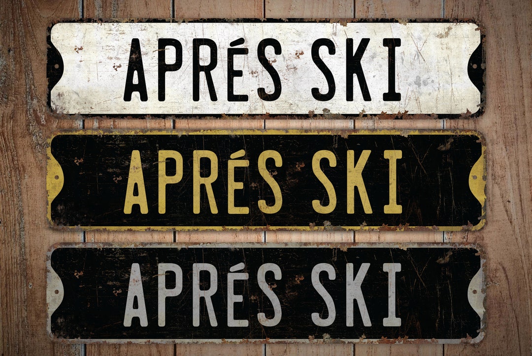 Apres Ski Sign - Apres Ski - Apres Ski Decor - Custom Apres Ski ...