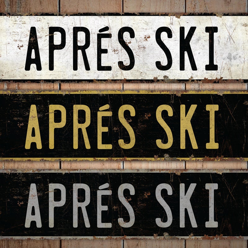 Skiing Signs - Etsy