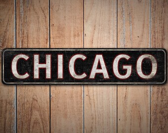 Metal Chicago Sign - Etsy