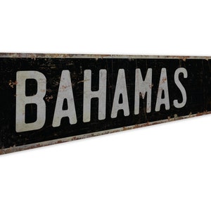 Bahamas - Bahamas Sign - Bahamas Decor - Vintage Style Sign - Custom ...