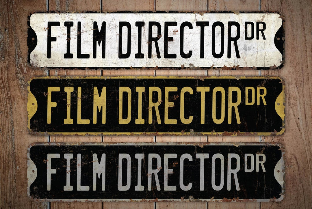 Film Director - Film Director Sign - Film Director Decor - Vintage ...