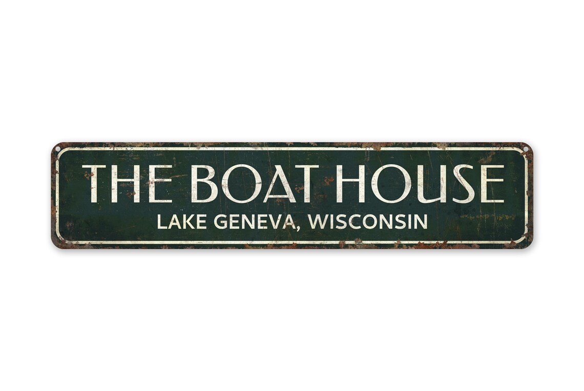 The Boat House Sign Boat House Sign the Boat House Lake - Etsy