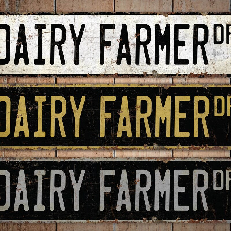 Vintage Dairy Sign - Etsy