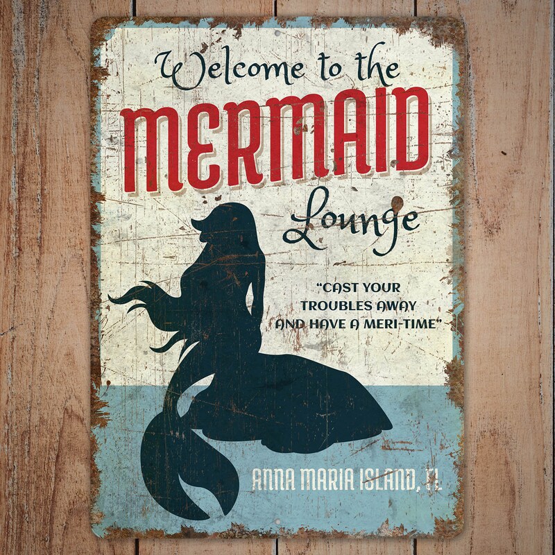 Mermaid Metal Art - Etsy