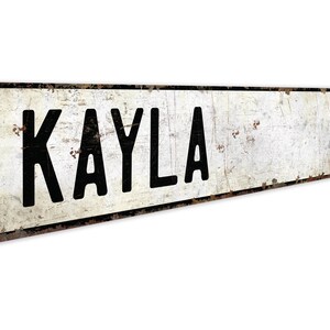 Kayla Name Sign - Children Name Sign - Girls Name Sign - Home Decor ...