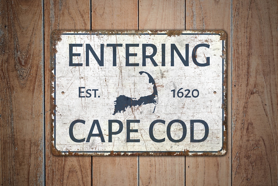 Entering Cape Cod - Cape Cod Sign - Vineyard Decor - Island Sign ...
