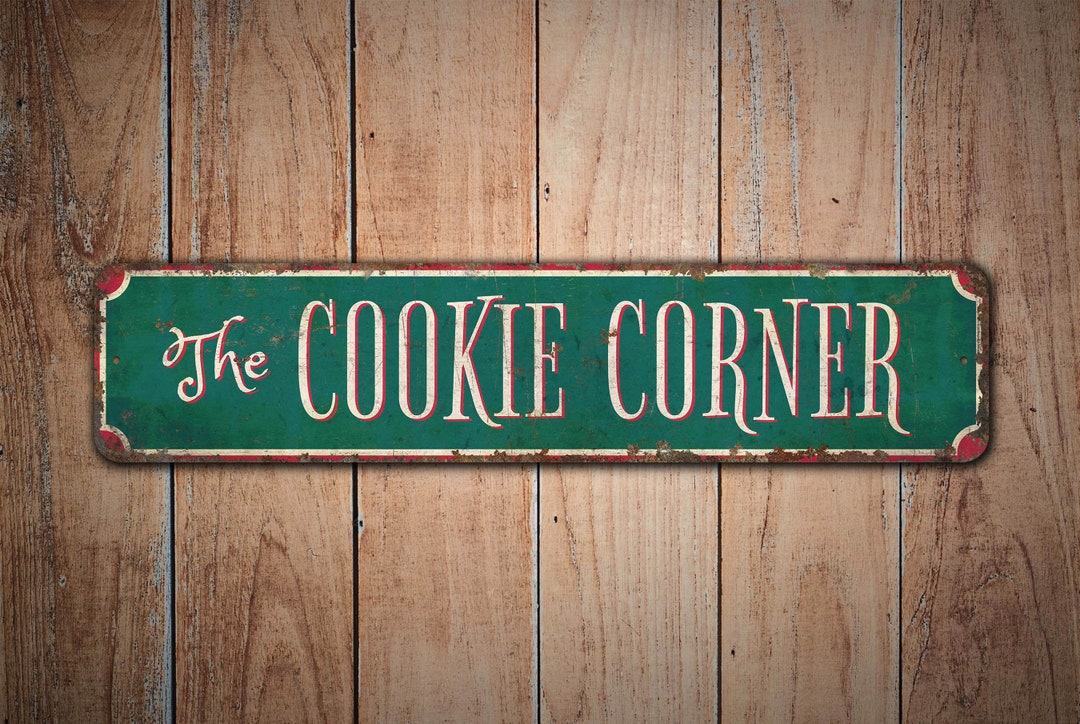 The Cookie Corner - Cookie Corner Sign - Christmas Decor - Christmas ...