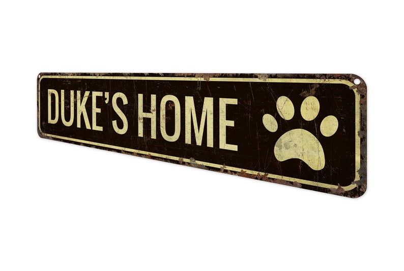 Dukes Home - Dog House Sign - Custom Dog House - Duke Home - Dog House ...