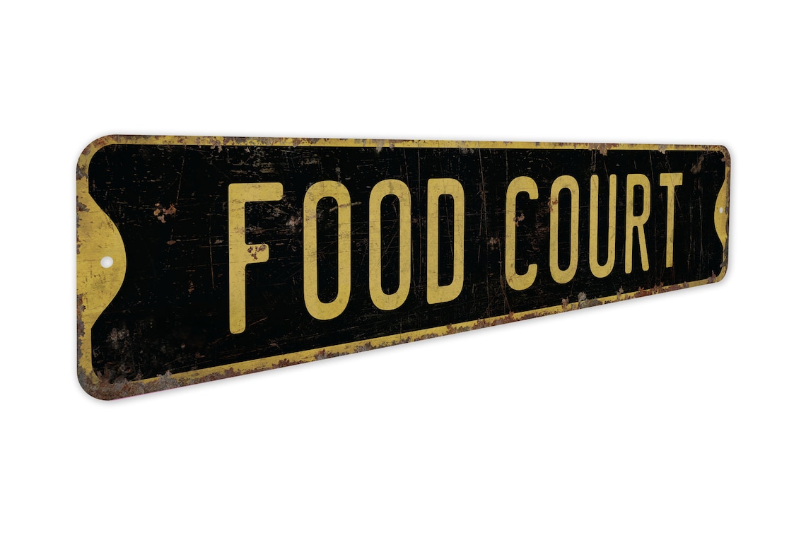 Food Court - Food Court Sign - Food Court Decor - Custom Food Court ...