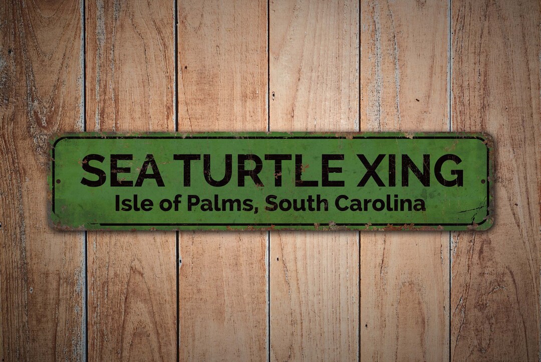Sea Turtle Xing Sign - Sea Turtle Xing - Sea Turtle Watching - Sea ...