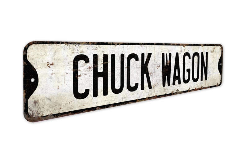 Chuck Wagon Chuck Wagon Sign Vintage Style Sign Chuck - Etsy