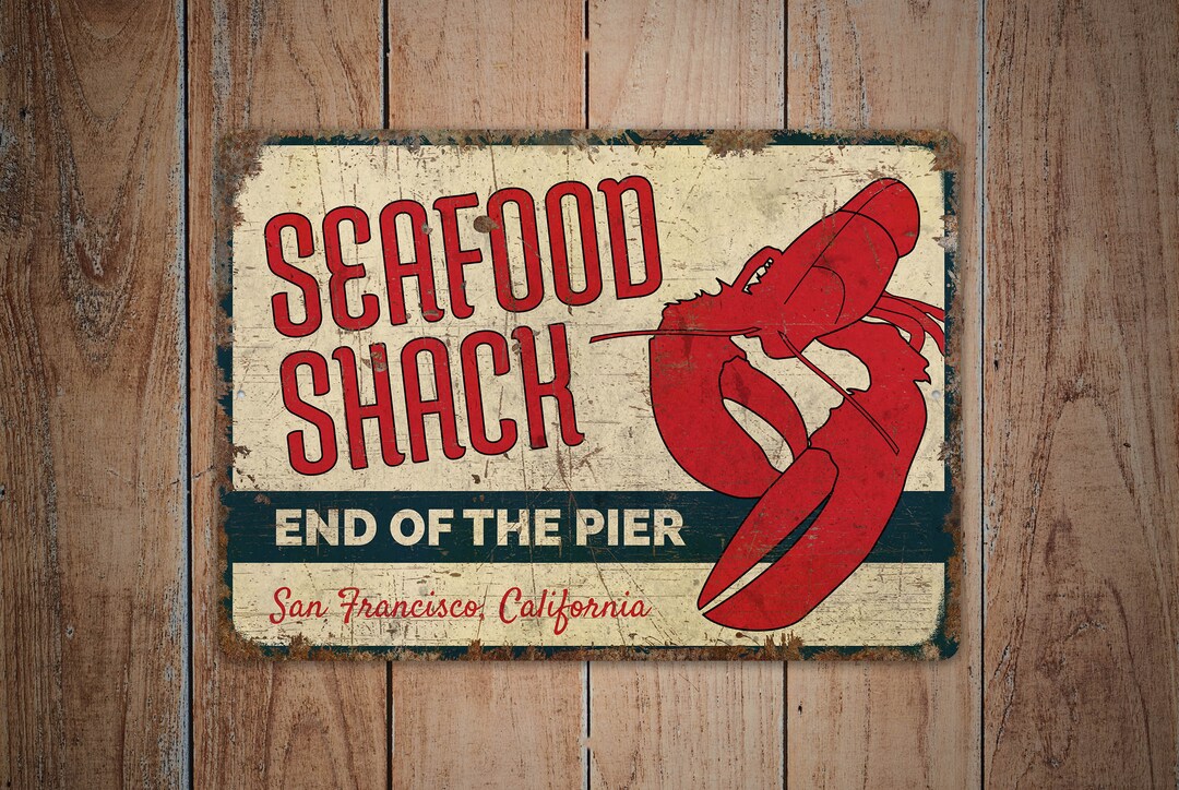 Seafood Shack - Seafood Shack Sign - Seafood Restaurant - Restaurant ...