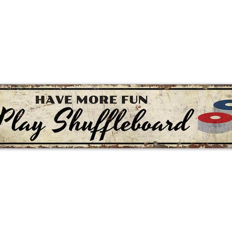 Shuffleboard Rules - Etsy