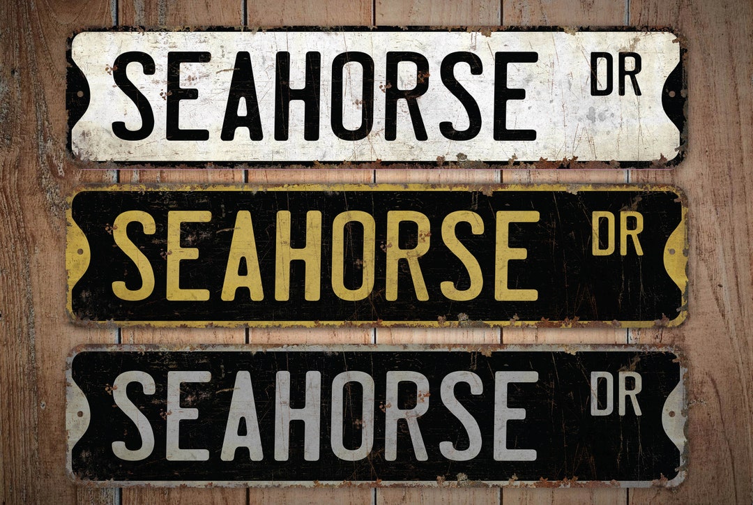 Seahorse - Seahorse Sign - Seahorse Decor - Seahorse Lover - Custom ...