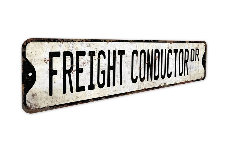 Freight Conductor - Freight Conductor Sign - Freight Conductor Decor ...