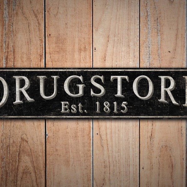 Drug Store Sign - Etsy