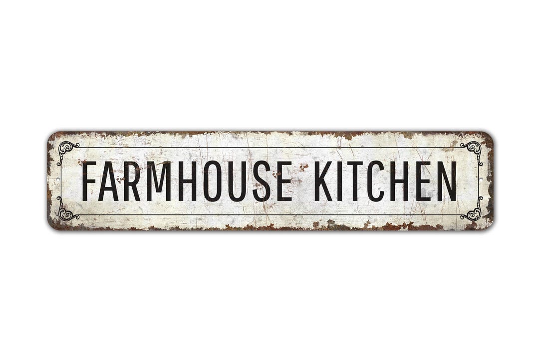Farmhouse Kitchen - Kitchen Sign - Kitchen Decor - Farm Owner Gift ...