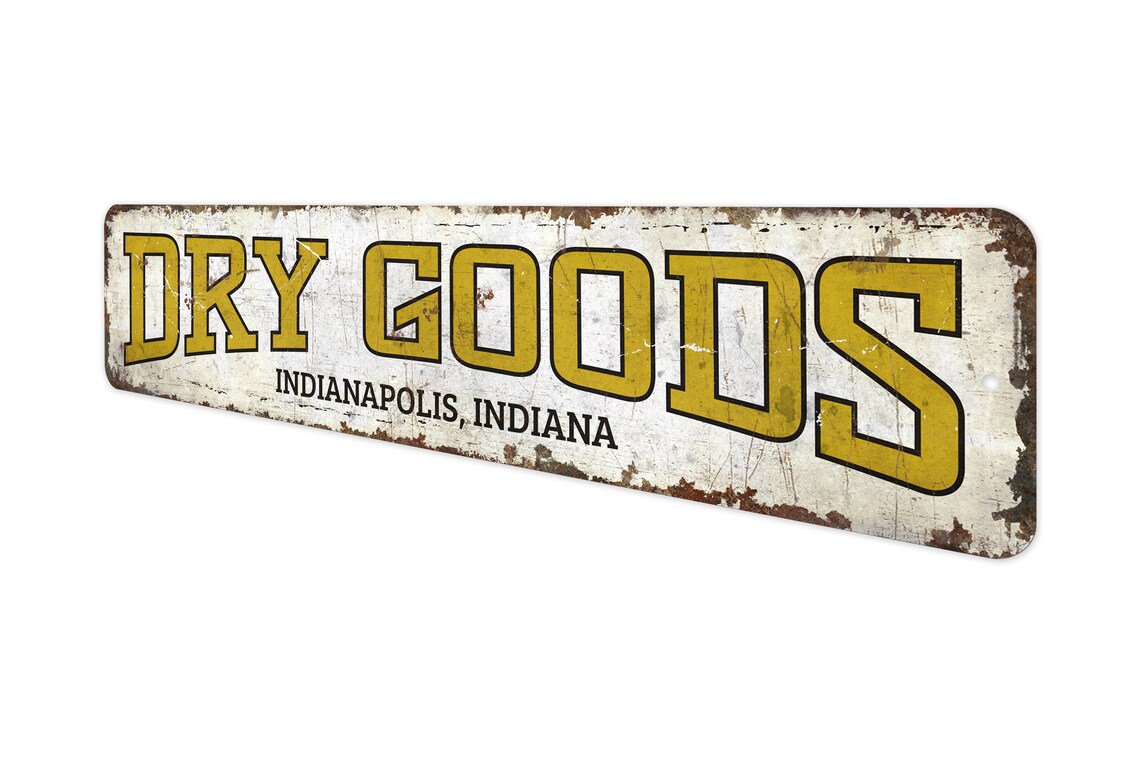 Dry Goods Sign Groceries Sign Vintage Style Sign Dry | Etsy