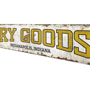 Dry Goods Sign - Groceries Sign - Vintage Style Sign - Dry Goods Store ...