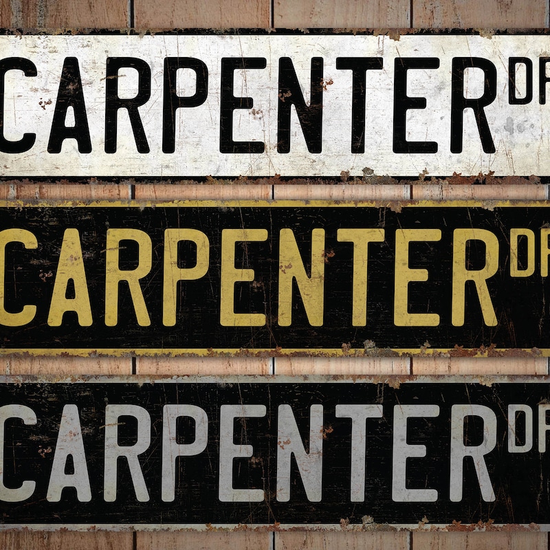 Carpenter Signs - Etsy