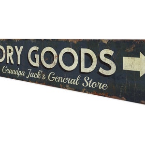 General Store Sign - Dry Goods Sign - General Store Decor - Vintage ...