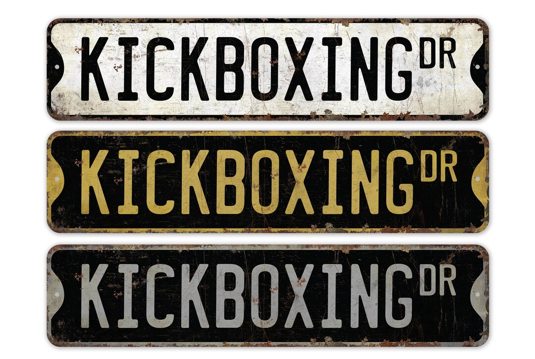 Kickboxing Sign - Kickboxing Game Sign - Kickboxing Decor - Custom ...