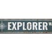 Explorer Way Sign - Custom Street Sign - Explorer Sign - Home Decor ...