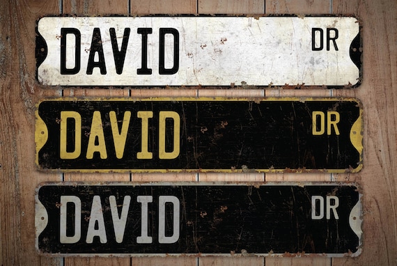 David Name Sign Kids Room Door Sign Boys Name Sign | Etsy
