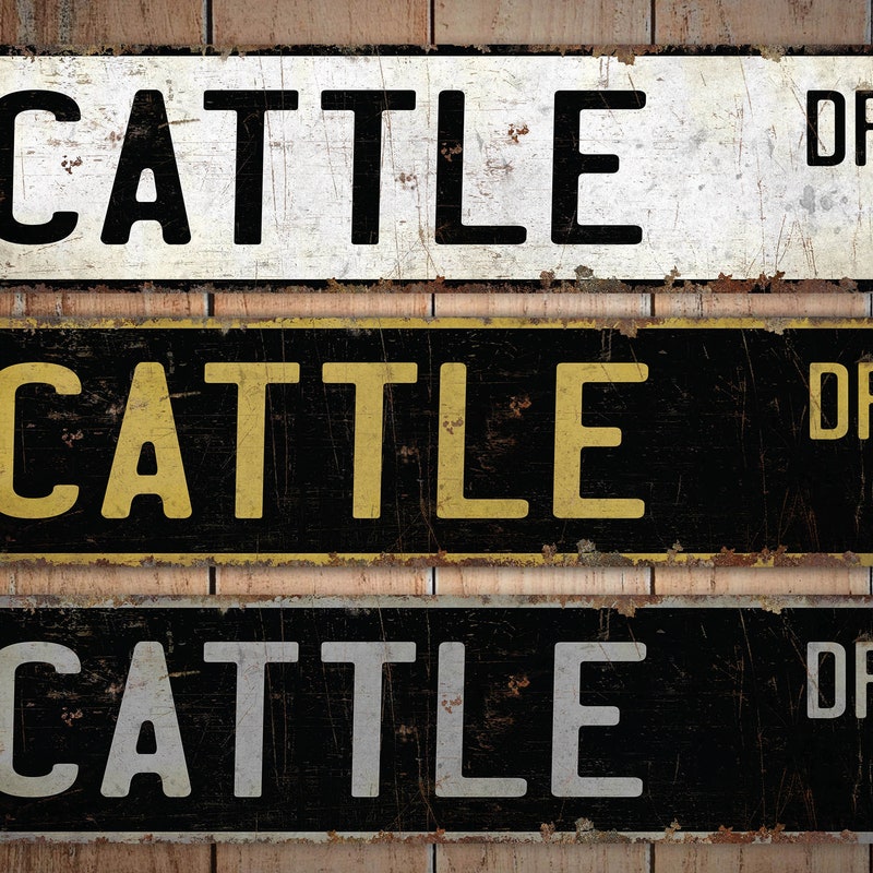Cattle Sign - Etsy