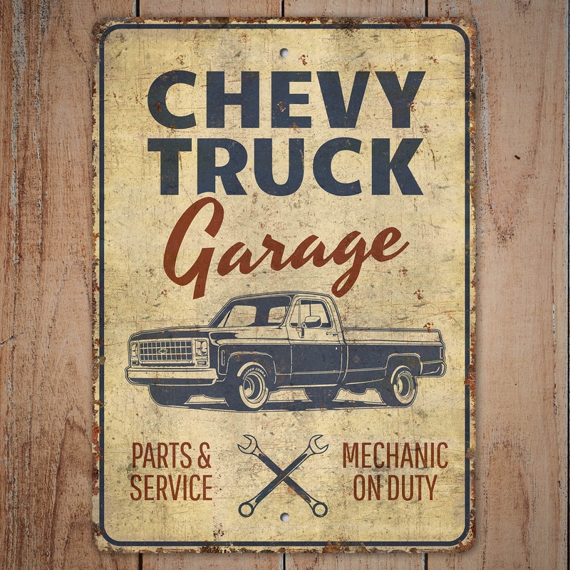 Garage Metal Poster - Etsy