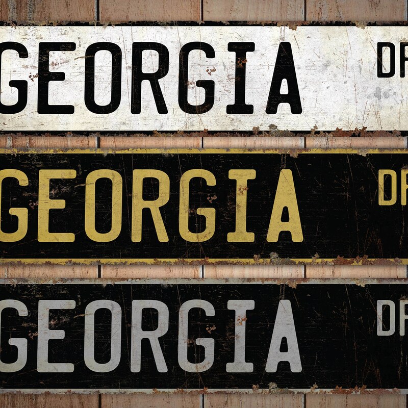 Georgia Sign - Etsy