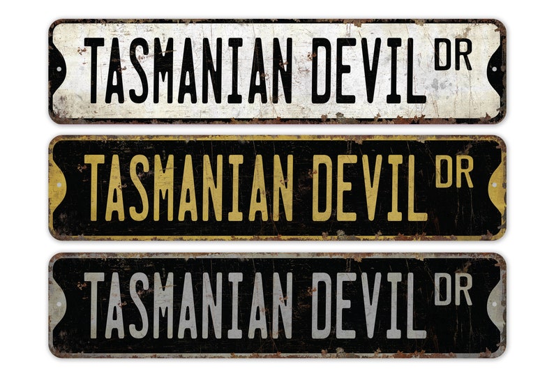Tasmanian Devil Tasmanian Devil Sign Tasmanian Devil Decor - Etsy