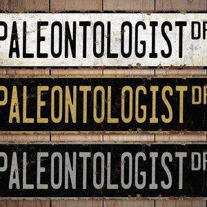 Paleontologist - Paleontologist Sign - Paleontologist Decor - Vintage ...