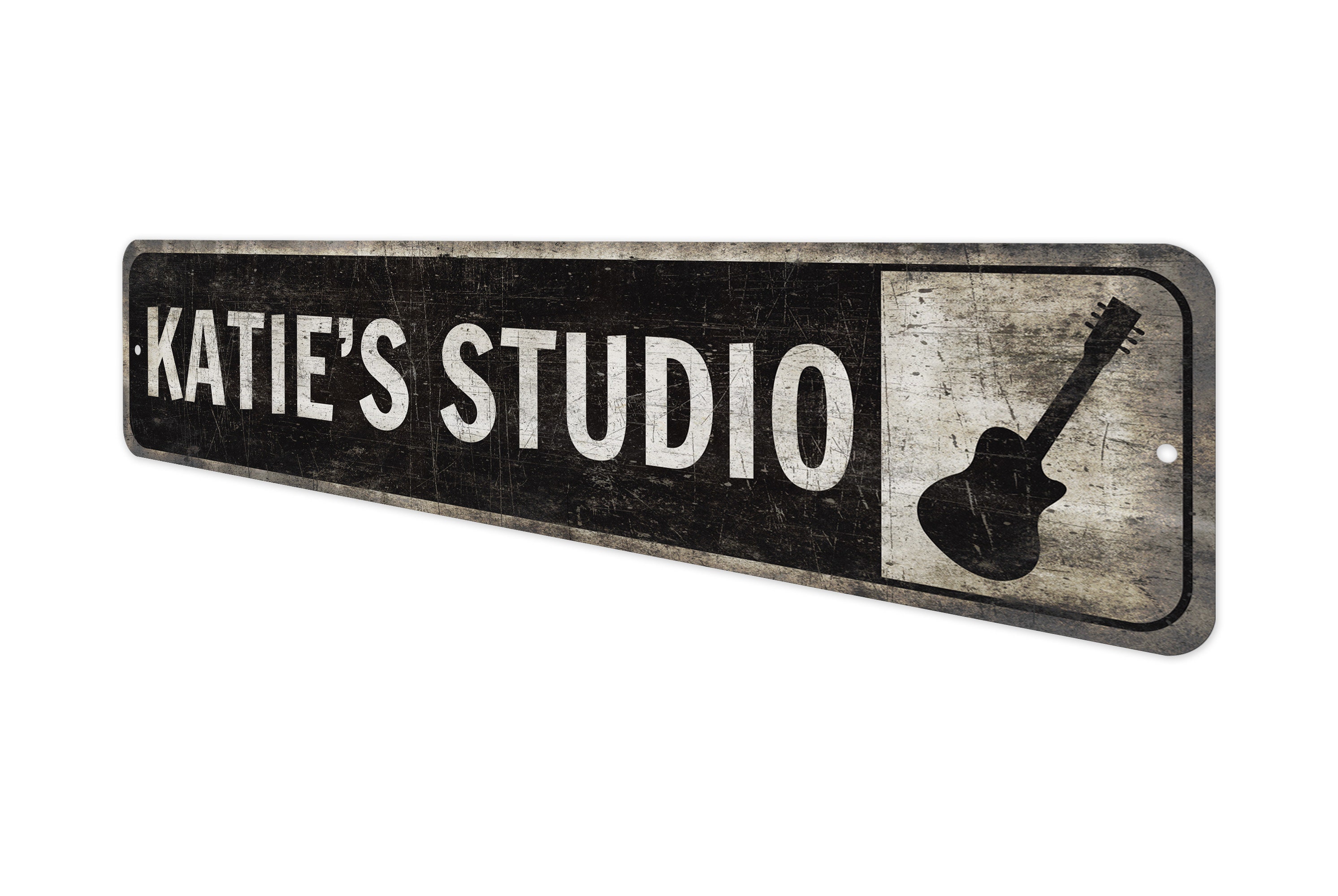 Guitar Studio Sign Vintage Style Sign Guitar Studio Decor - Etsy