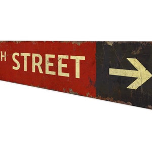 Custom Street Sign - City Street Sign - Vintage Style Sign - Vintage ...