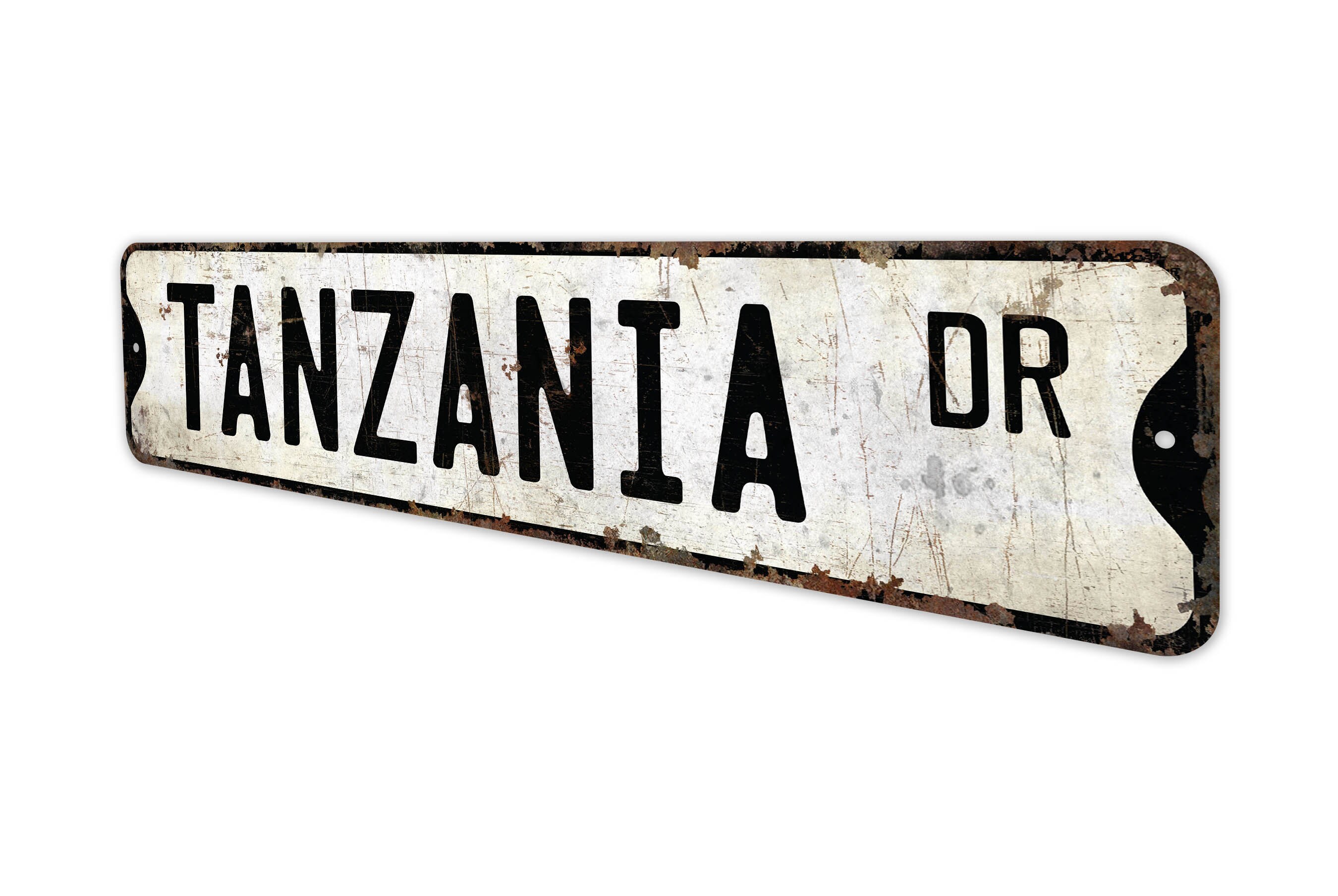 Tanzania Tanzania Sign Tanzania Decor Vintage Style Sign - Etsy