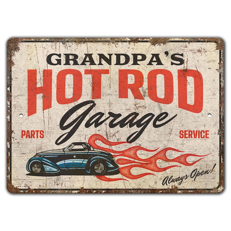 Hot Rod Sign - Etsy
