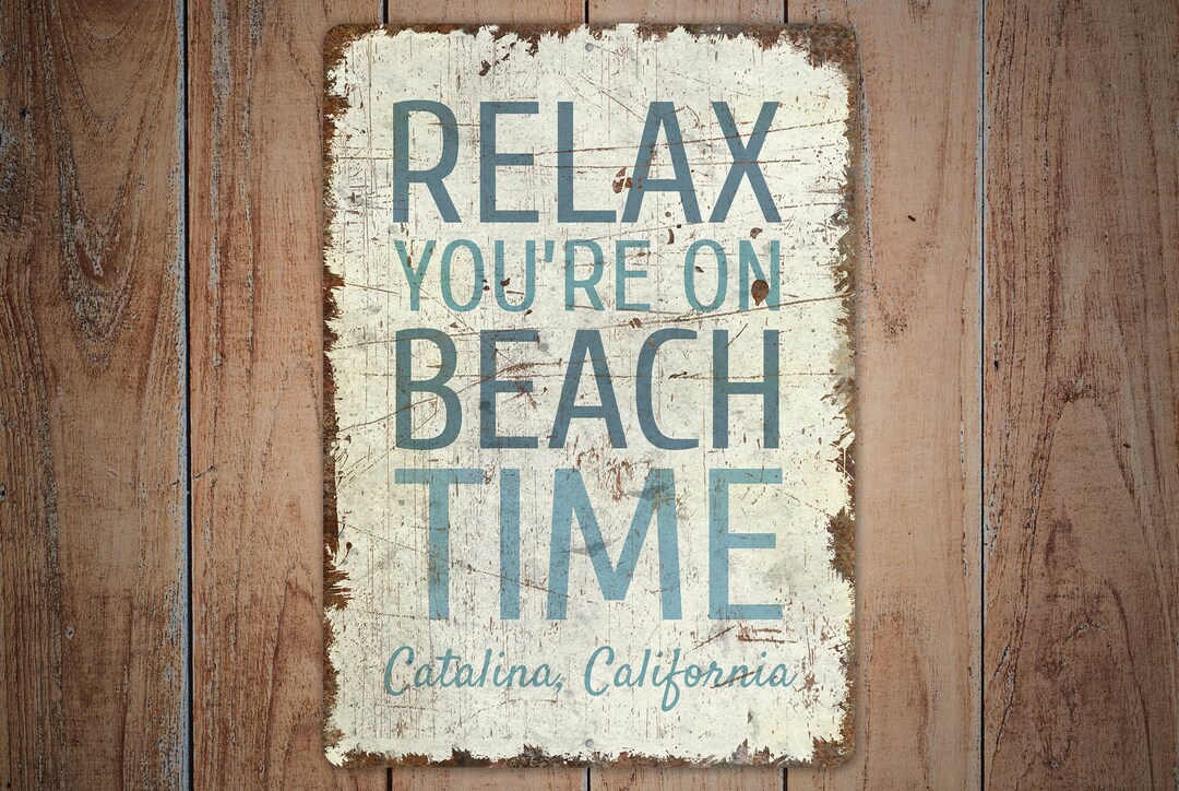Relax Beach Time - Beach Time Sign - Beach Time Decor - Beach House ...