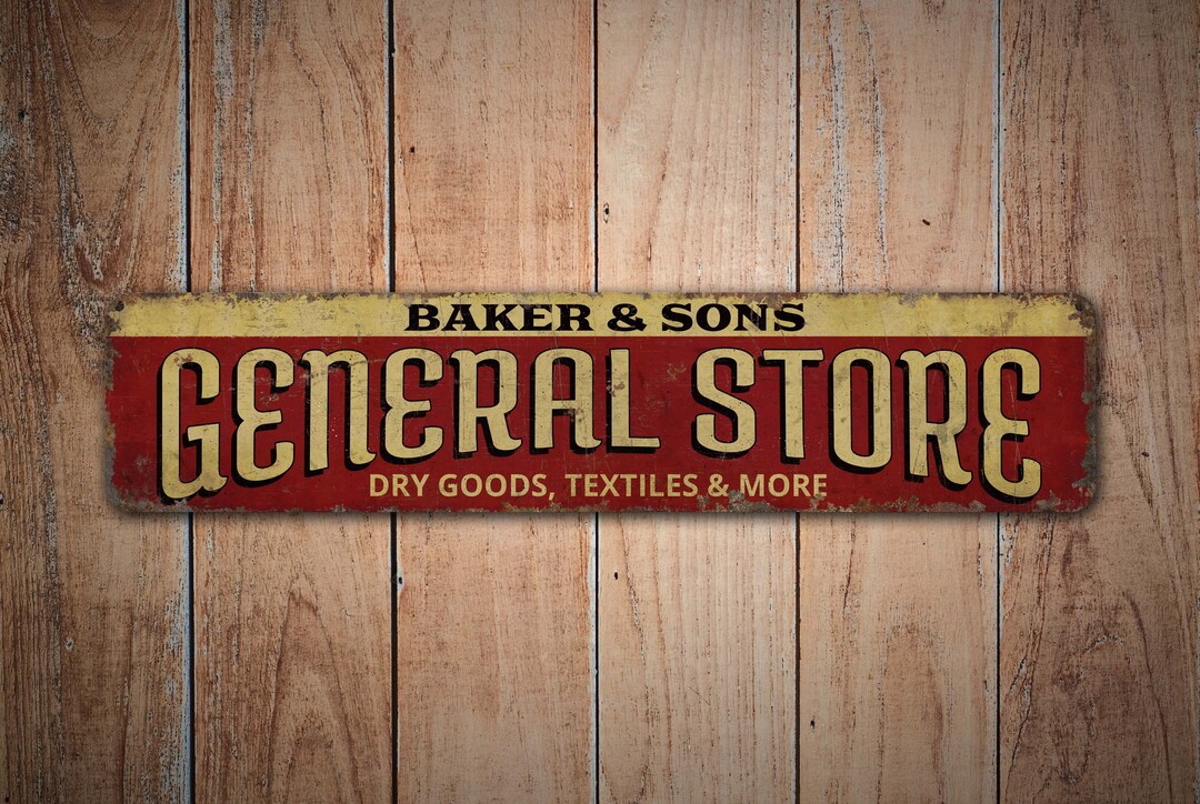 General Store - General Store Sign - General Store Decor - Vintage ...