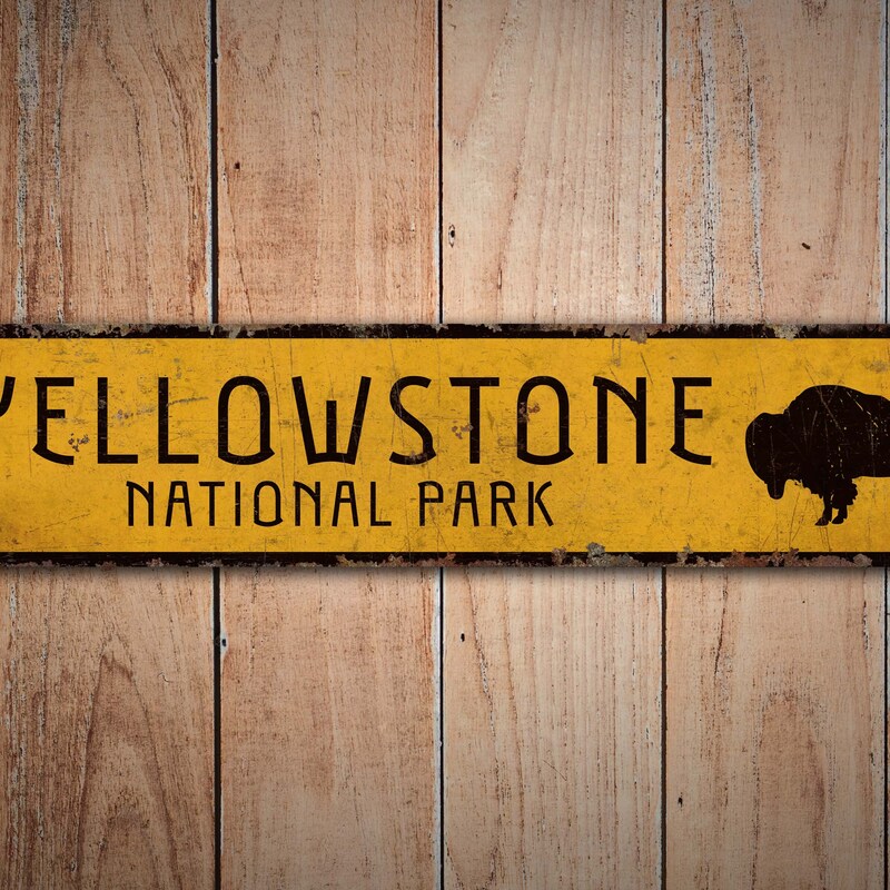 Yellowstone Sign - Etsy