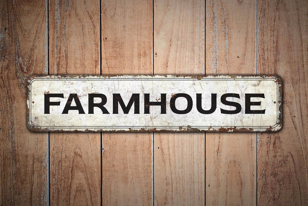 Farmhouse Sign Farm Sign Farmhouse Decor Farmhouse Owner Gift Farm ...